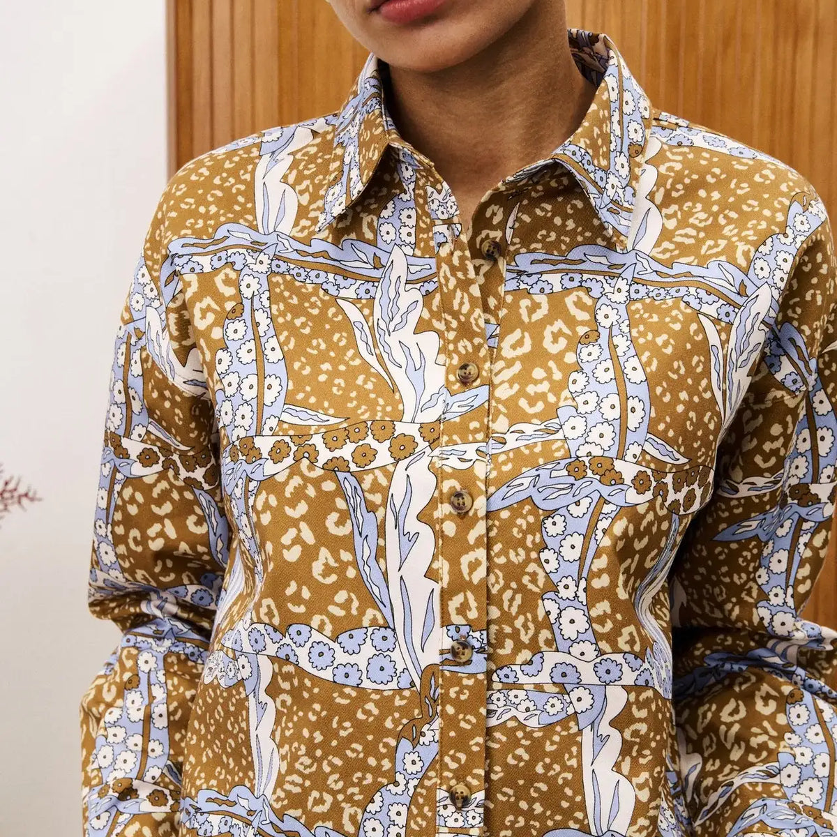 Pampa Leo Ochre Shirt – Domino Style