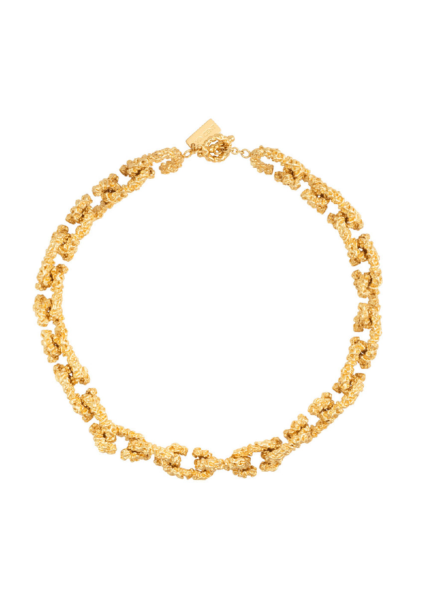 Chain Of Riddle Choker Necklace – Domino Style