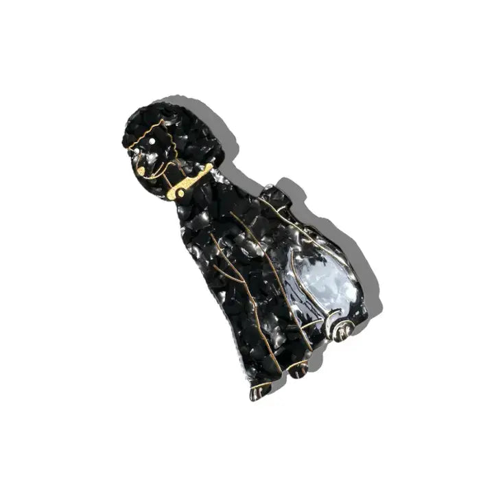 Poodle Dog Claw Hair Clip – Domino Style